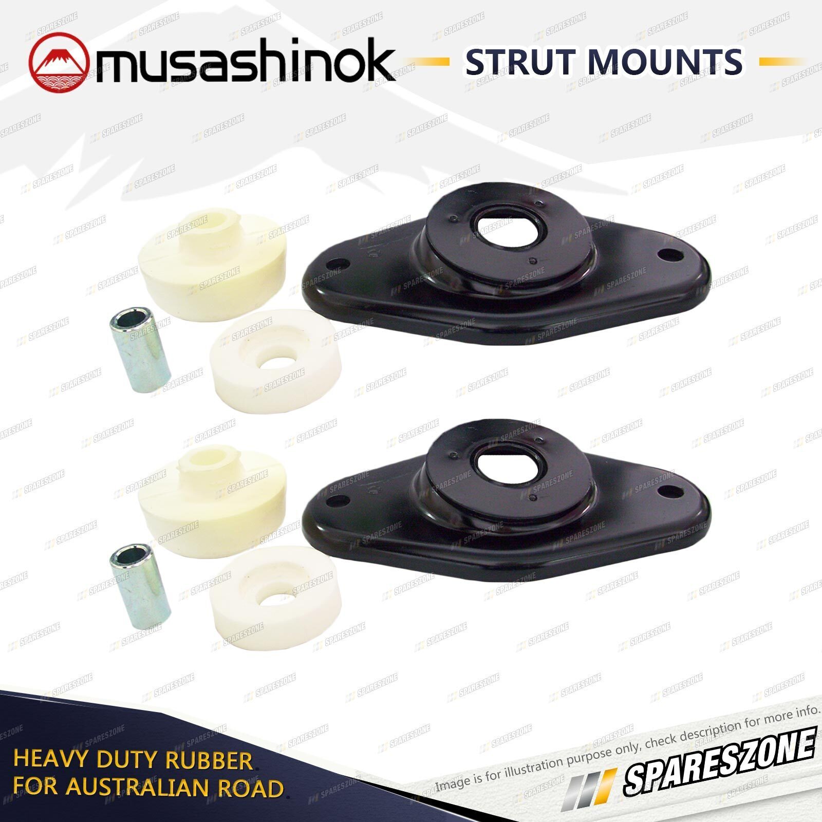 Rear LH+RH Strut Mount Kit for Mini Cooper D R56 S R53 58 Clubman R55 ...