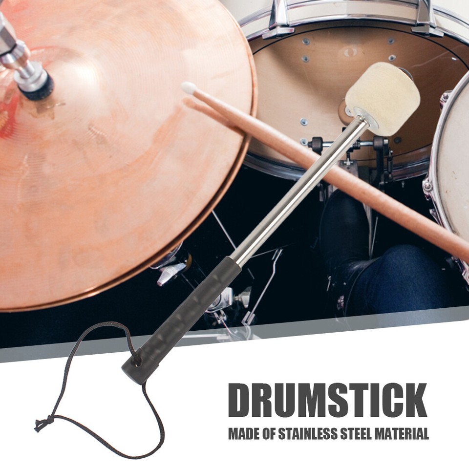 Drum Sticks Felt Head Timpani Sticks Musical Instrument Accessories for ...