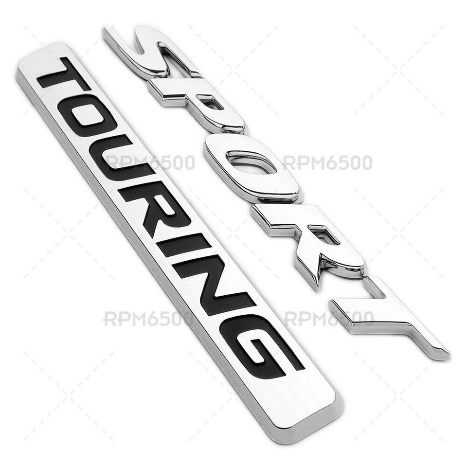 Honda Civic Sport Touring Rear Trunk Letter Logo Badge Emblem Nameplate ...