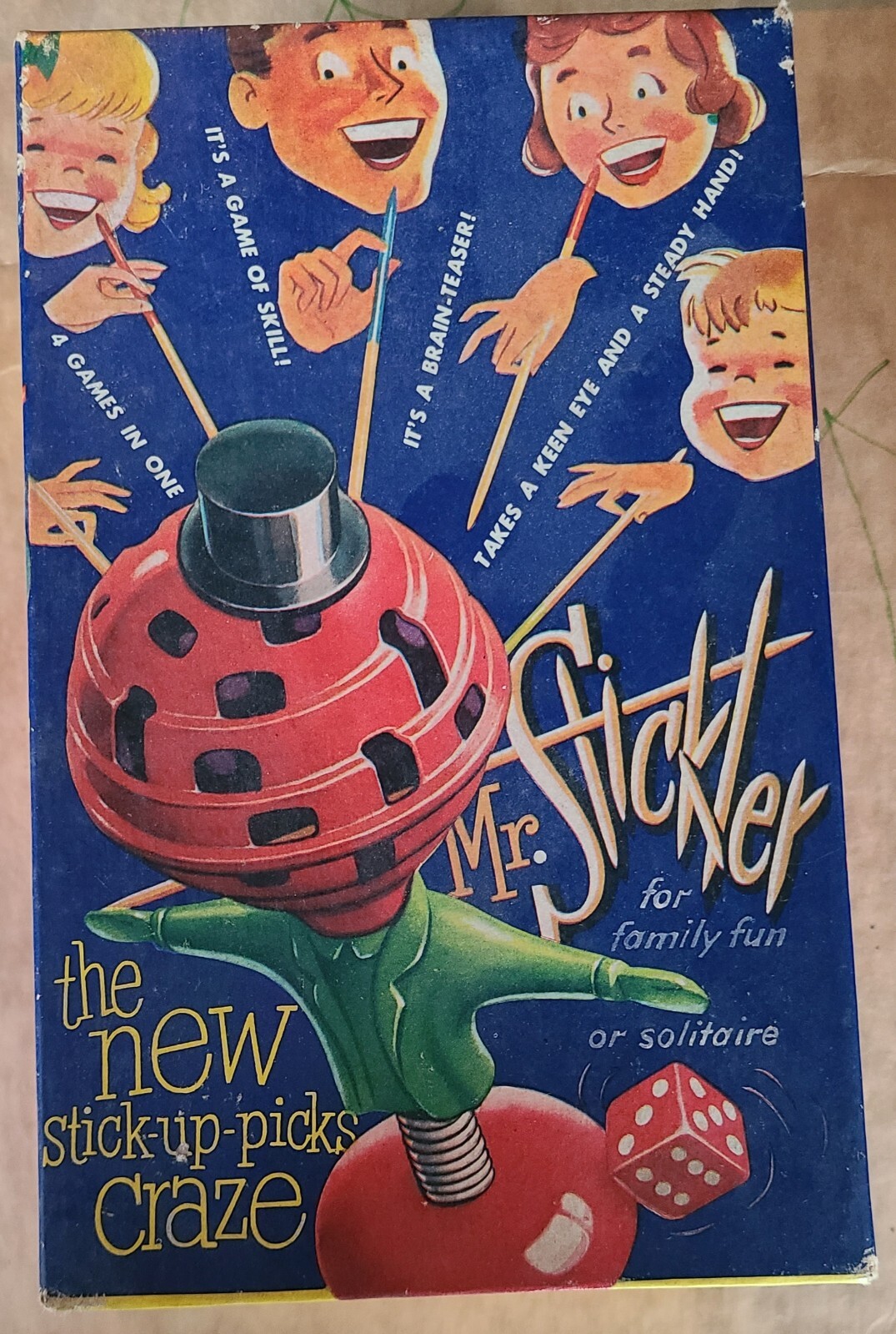 Vintage Mr. Stickler 4 Games In One by Empire Plastics Corp 1950s | eBay
