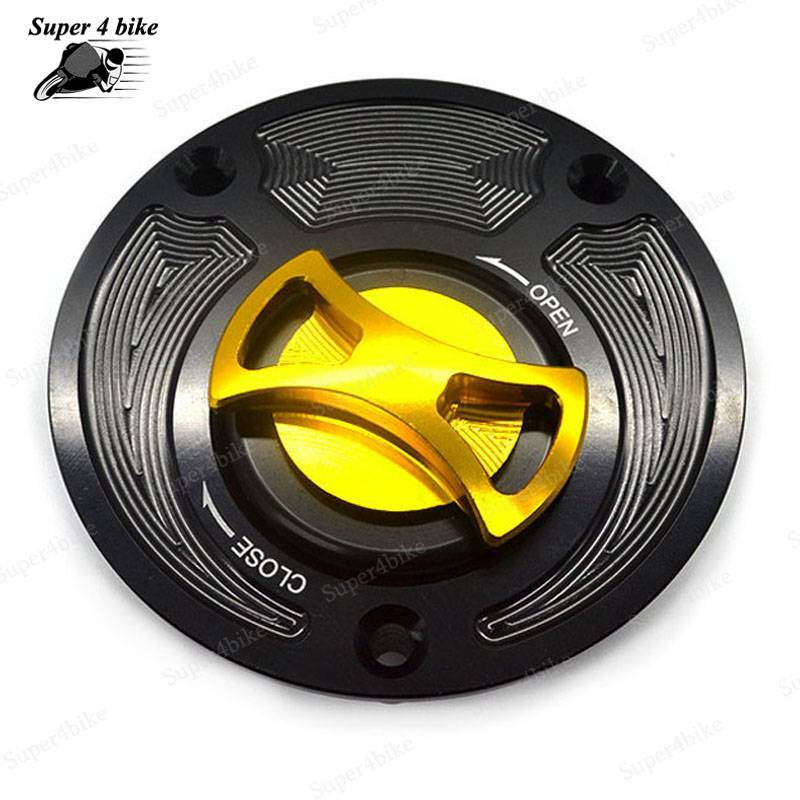 CNC Fuel Gas Tank Cap Cover Aluminum Keyless For Yamaha YZF R1 1998 ...