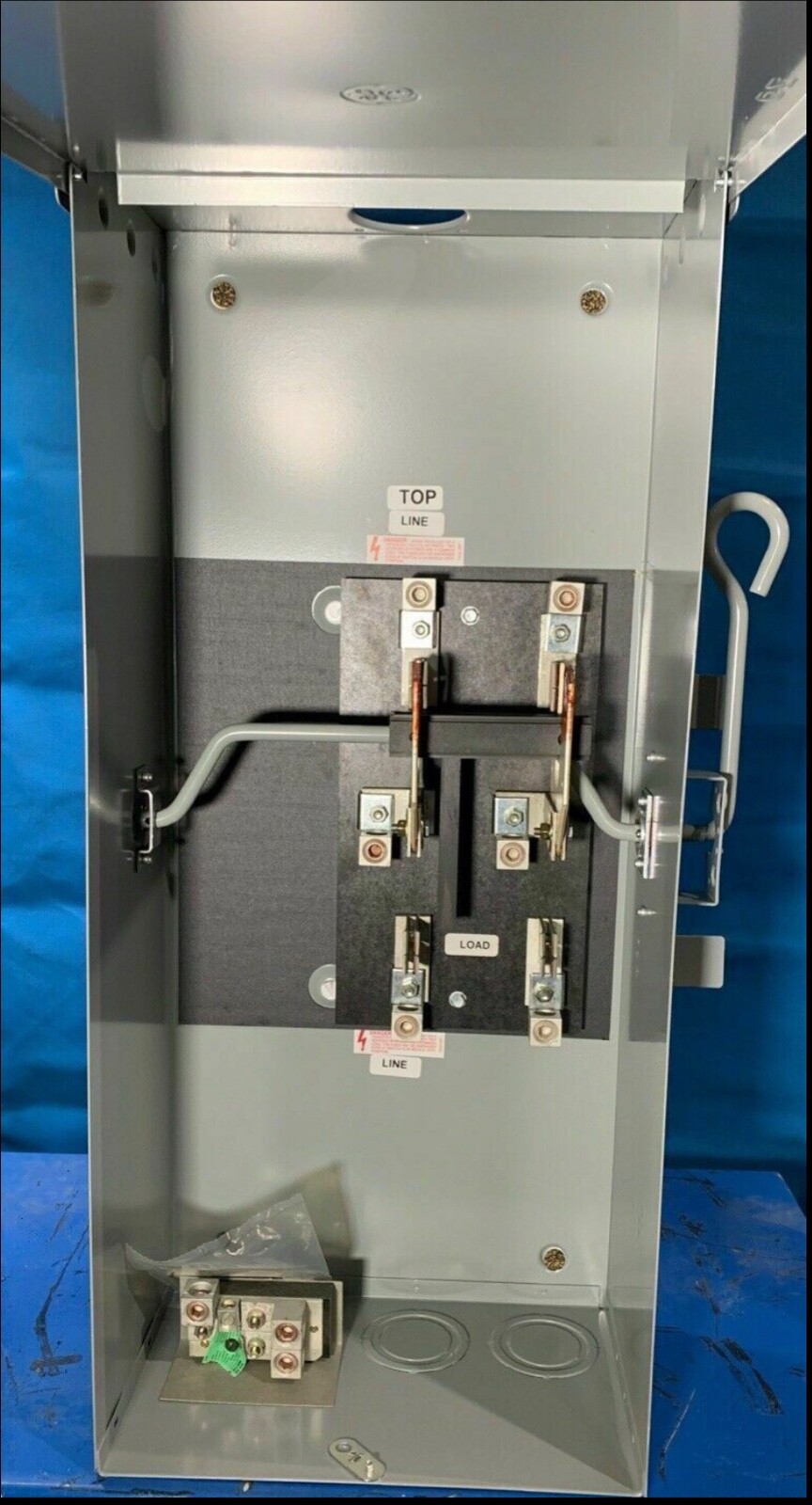 GE 200 AMP MANUAL EMERGENCY POWER TRANSFER SWITCH 240V DOUBLE THROW ...