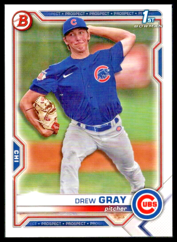 2021 BOWMAN DRAFT #BD35 DREW GRAY CHICAGO CUBS | eBay