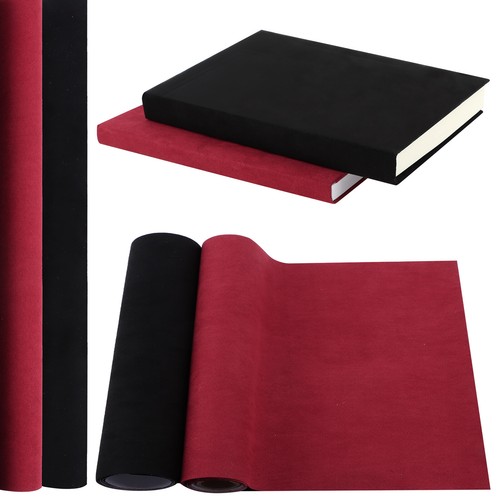 2 Pack Book Covers Suede Fabric Bookcover Book Cloth For Book Binding ...