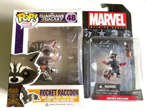 MARVEL LEGENDS - 2 ROCKET RACCOON FIGURES - GUARDIANS OF THE GALAXY | eBay