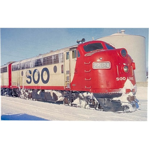Vintage Postcard, locomotive train, Soo Line F, #2202-A | eBay