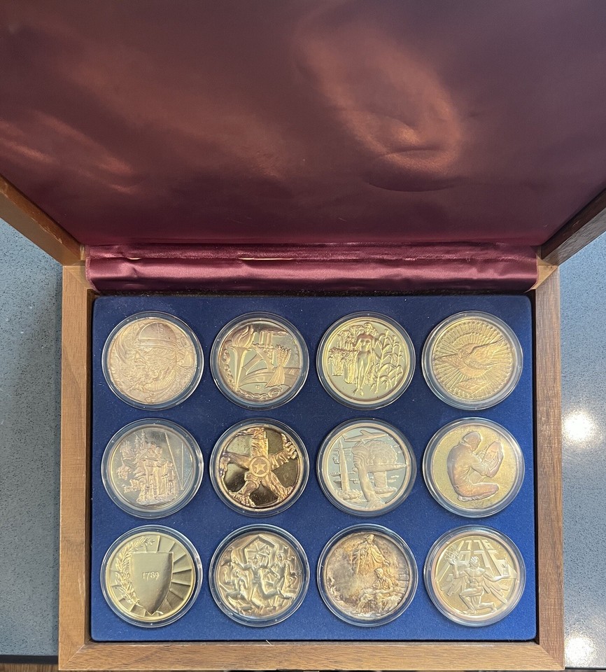 Hamilton Mint Spirit of America , Complete Set of 12 Medals. Very Rare ...