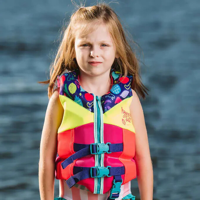 Hyperlite USCG Wake Ski Life Vest 33 55 Lbs Infant Kids Youth Float ...
