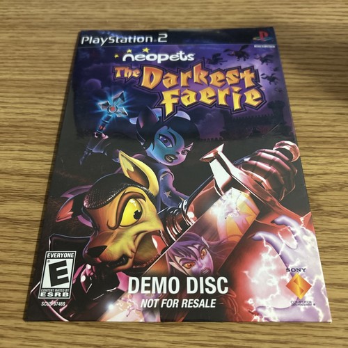 Neopets The Darkest Faerie Demo Disc, Playstation 2 PS2 NEW, FACTORY ...