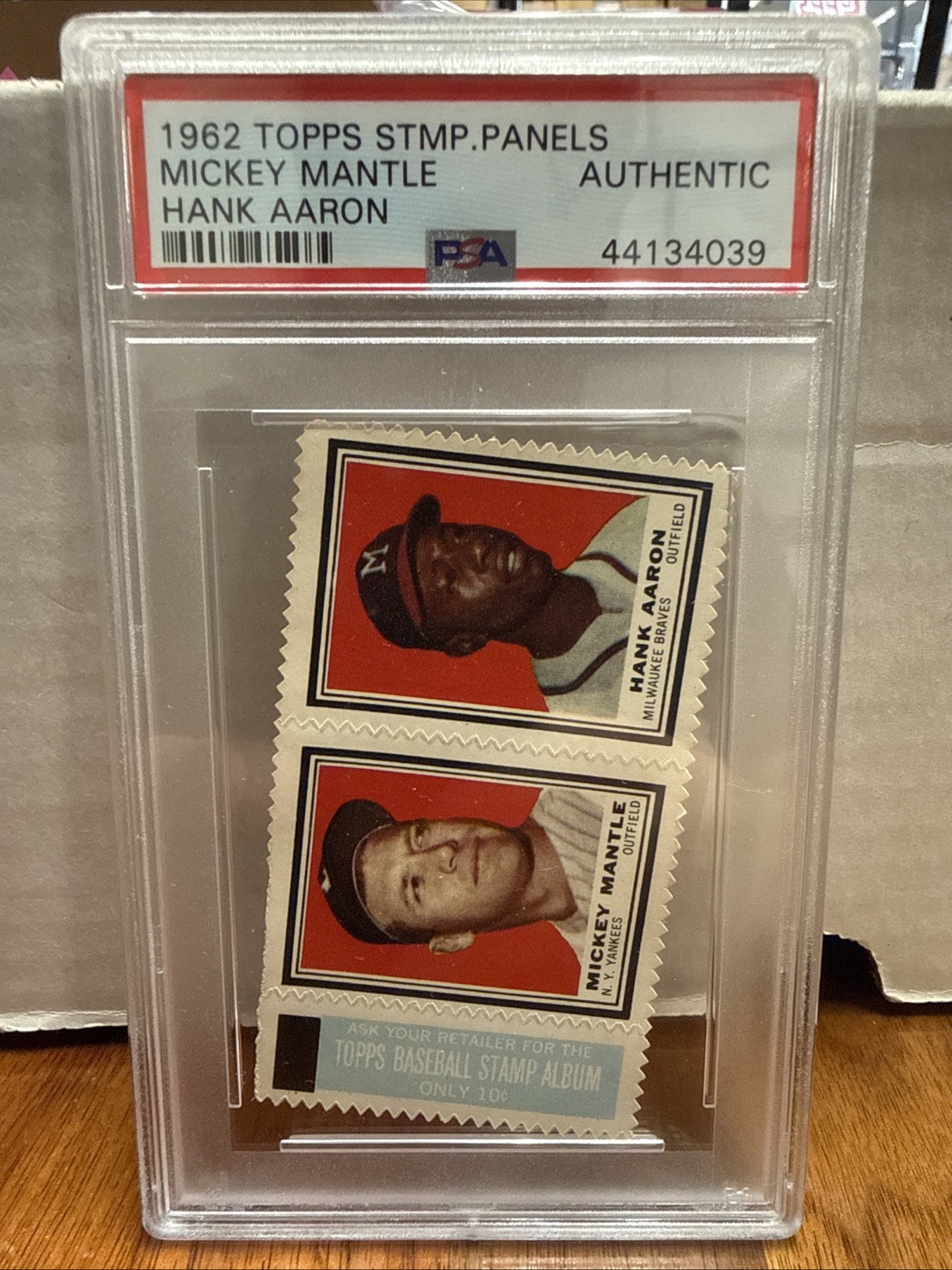 1962 Topps - Stamp Panels Mickey Mantle, Hank Aaron for sale online | eBay