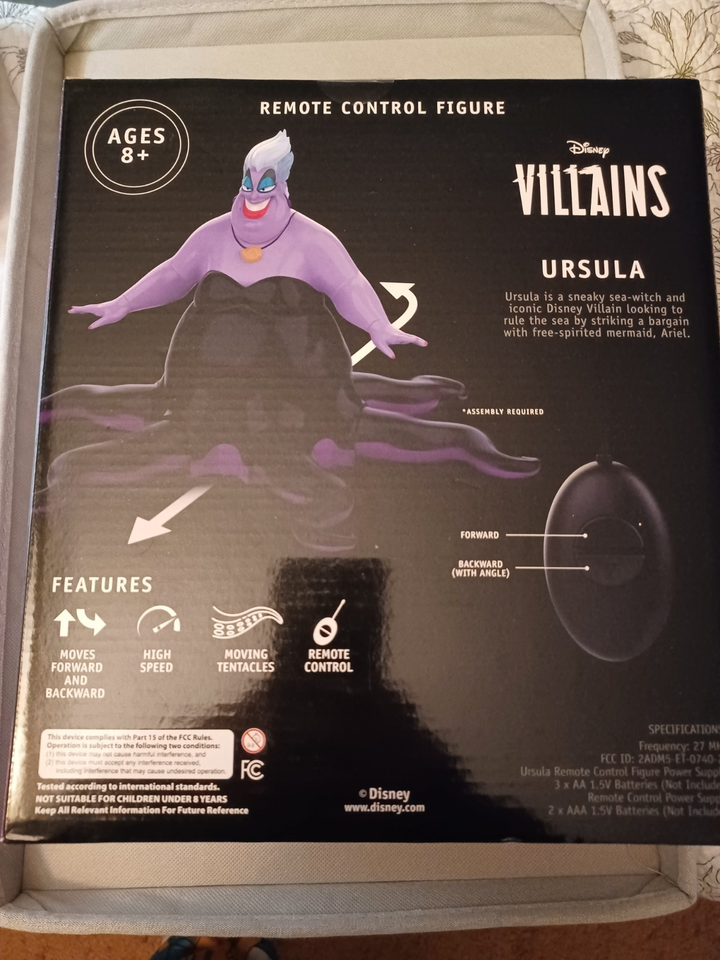NEW NEVER OPENED Disney Villains Ursula Remote Control Figure | eBay