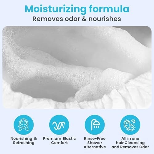 Drench! No Rinse Shampoo Caps - Waterless Shampoo and Conditioner Hair ...