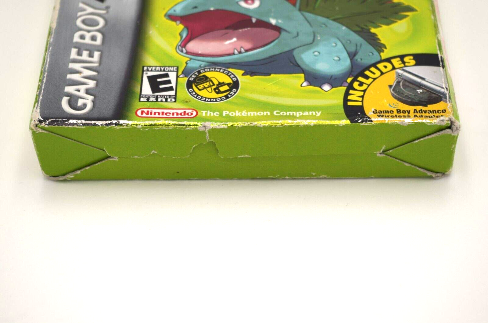Pokemon Leaf Green GBA CIB First Print Misprint with adapter and case ...
