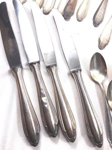 CMS Carl Mertens Solingen Rosteret serving spoon knives fork tea spoon ...