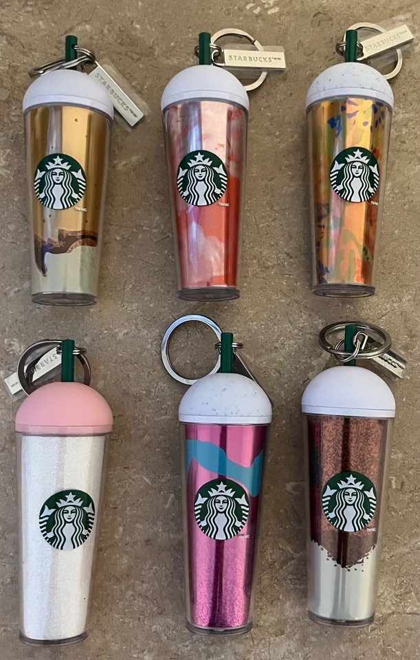 Starbucks Surprise Cold Cup Keychain Complete Set of 6 | eBay