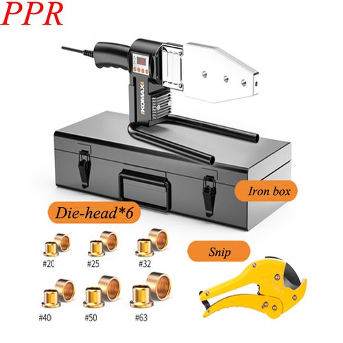 1000W 220V Water Pipe Fuser AC Plug Machine For Welding Pvc Tube Welder ...