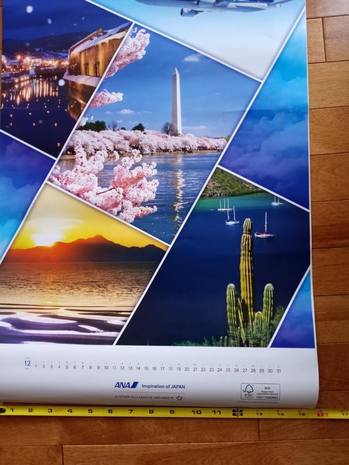 Japan Air Line ANA Wall Calendar 2017 | eBay
