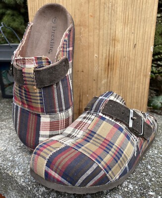 Drexlite Womens Size 4 Slip-On Boho Clog Shoes Multi-Colored | eBay