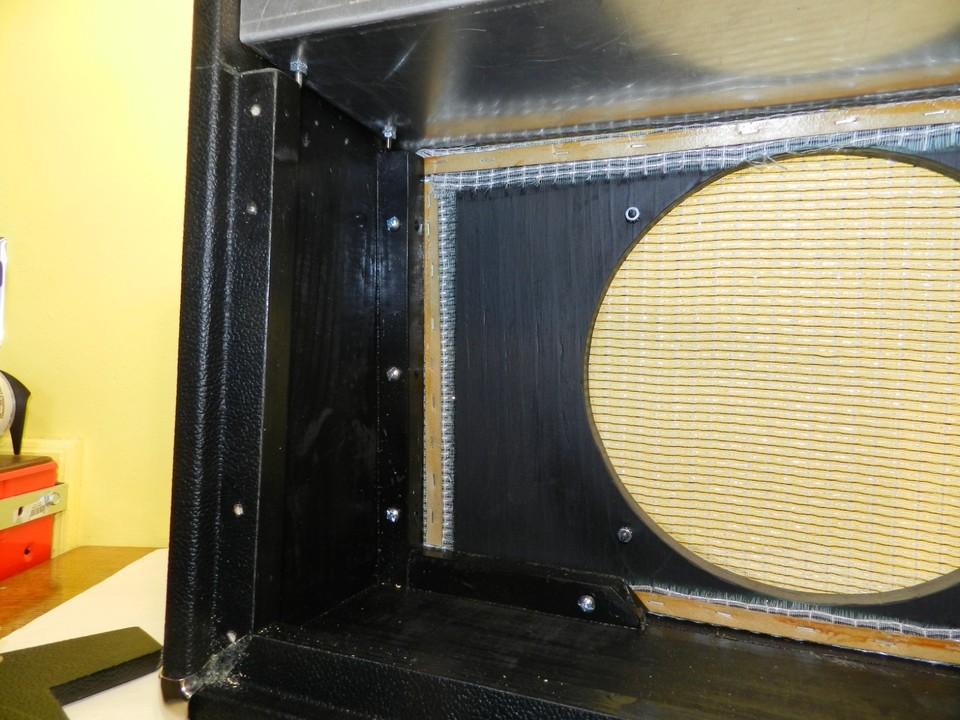 Fender Princeton Style Guitar Amp Cabinet W/Aluminum Chassis & Blank ...