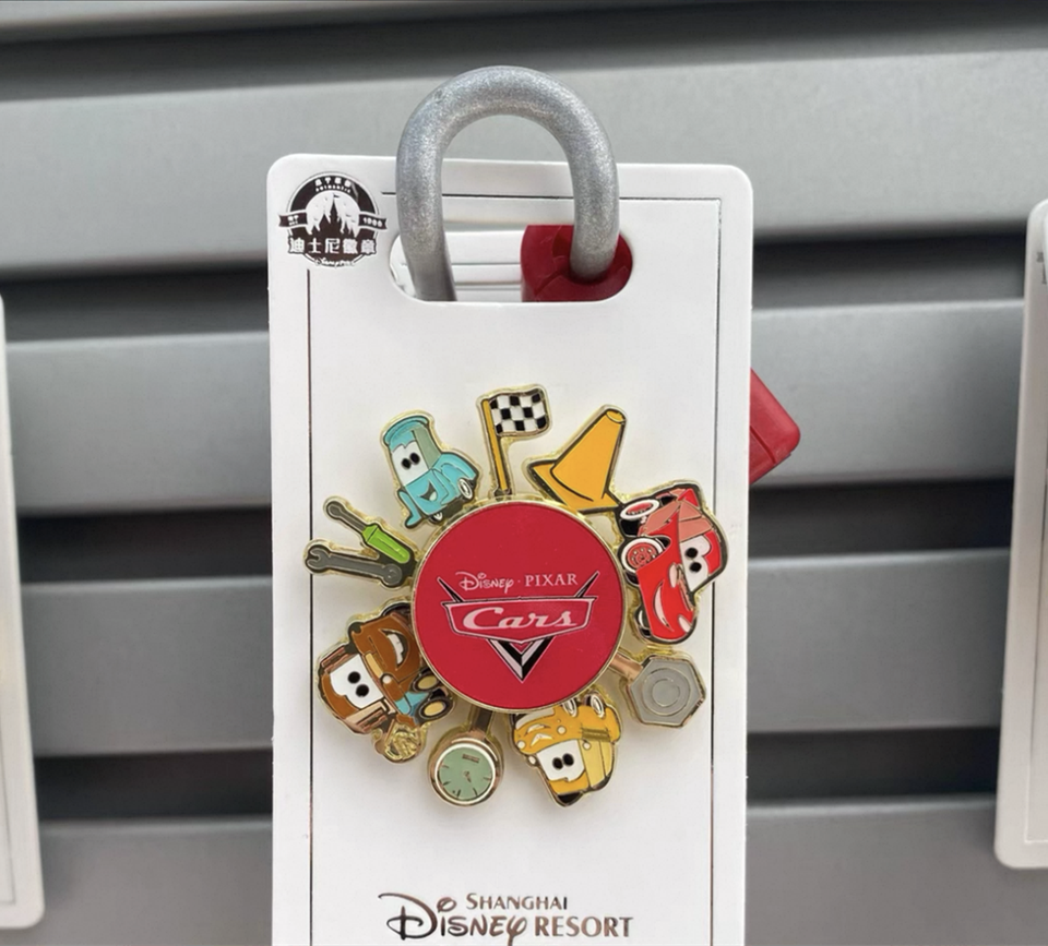 Disney pin authentic 2025 cars pixar spinner shanghai disneyland | eBay