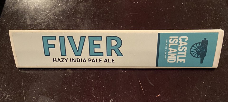 Castle Island Brewing Company (MA) Fiver Hazy IPA Ceramic Beer Tap ...