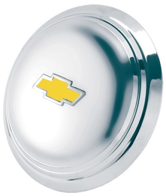 CHEVY BOWTIE RALLY/SMOOTHIE WHEEL ONLY HUBCAPS 7" SET OF 4 ~ GOLD ...