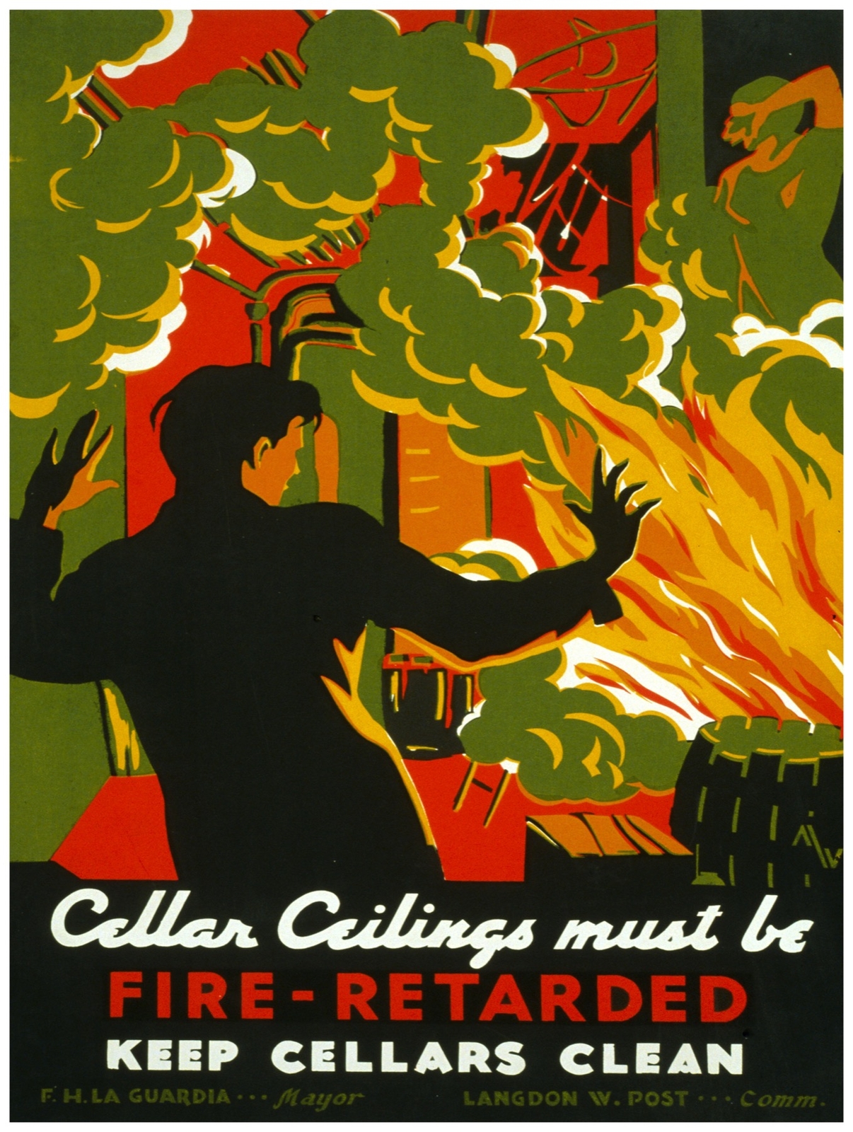 9893.Cellar ceilings must be fire retarded.fire.POSTER.home decor ...
