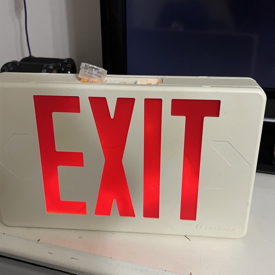 Vintage Exit Sign | eBay