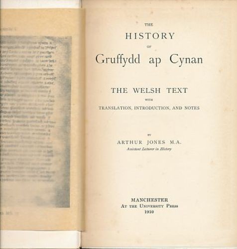 The History of Gruffydd ap Cynan. The Welsh Text with Translation ...