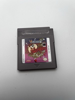 Taz-Mania Game Boy Original Nintendo GB Authentic Looney Tunes Taz ...