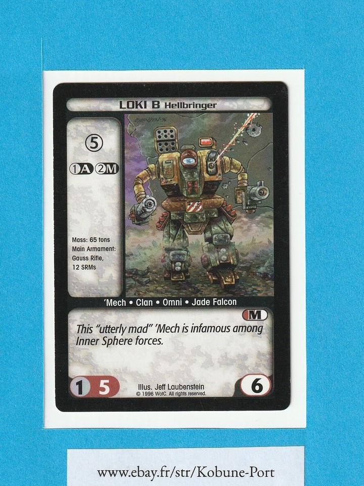 Battletech CCG Limited / Clan Mech Cards | eBay
