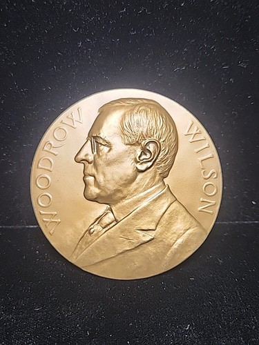 1913-1917 Woodrow Wilson Presidential Inaugural Bronze 3” Medal ...