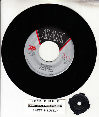 NINO TEMPO & APRIL STEVENS Deep Purple & Sweet And Lovely 7" 45 vinyl ...