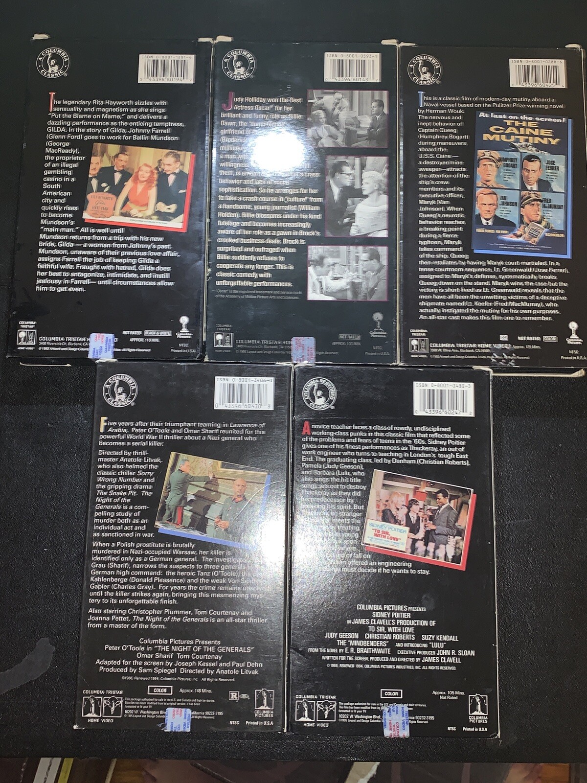 Columbia Classics VHS Lot Of 5 | eBay