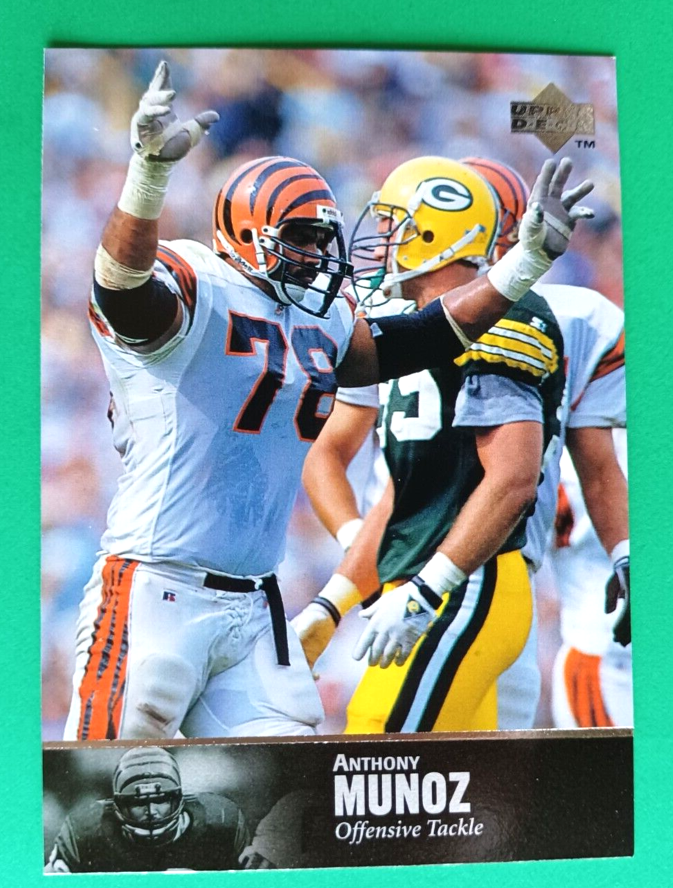 1997 UPPER DECK LEGENDS FB ANTHONY MUNOZ #150 CINCINNATI BENGALS NICE ...