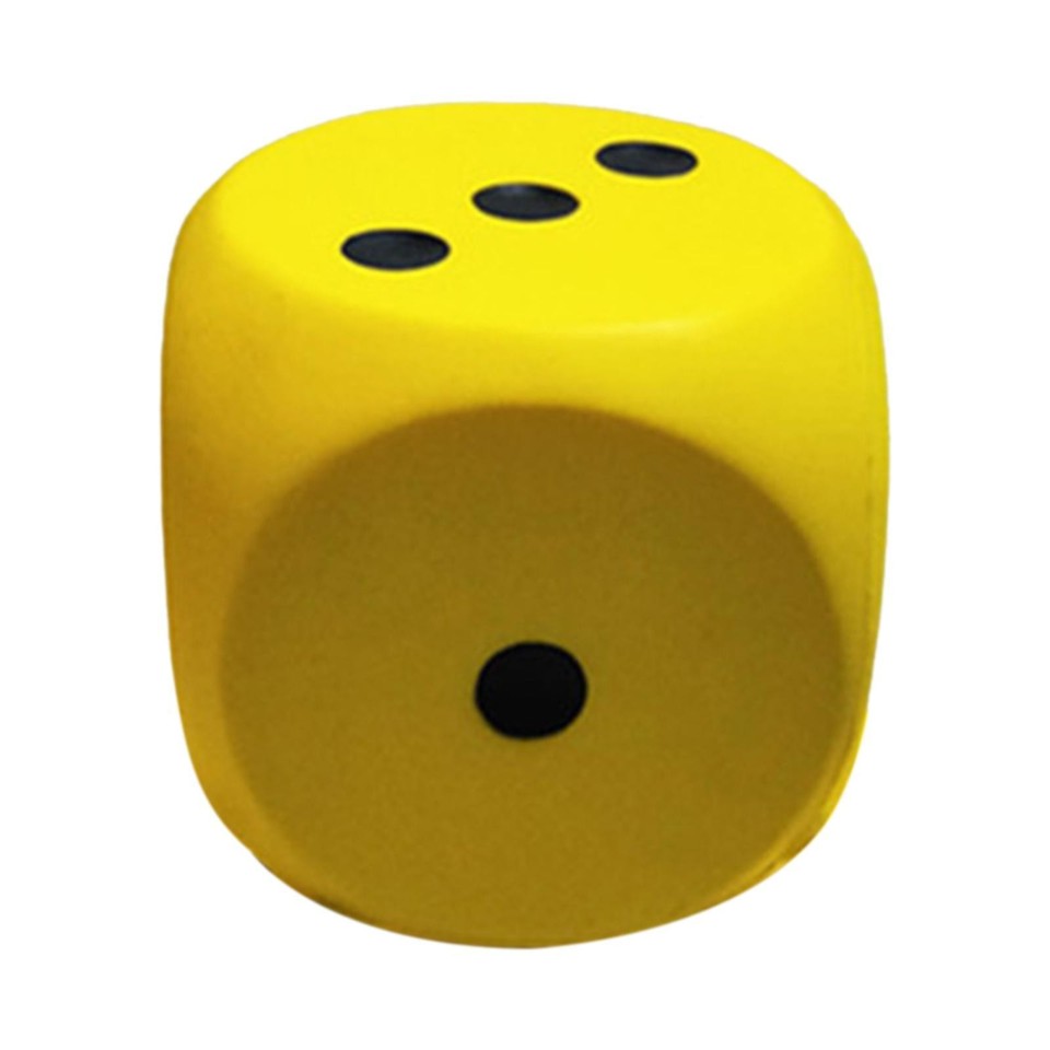 15cm Quiet Soft Dice Children Early Education Toys Playing Dice for ...