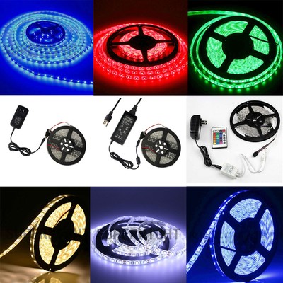 5M 300Leds 3528/5050 SMD White/Red/Green/Blue/RGB LED Strip Light ...