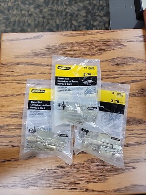 Lot of 3 Stanley 81-3225 3" Barrel Bolt - Sliding Lock for Door | eBay