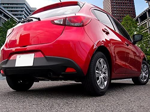 Red Compatible with Mazda Demio DJ Series 2015 2016 2017 Rear Fog Lamp ...
