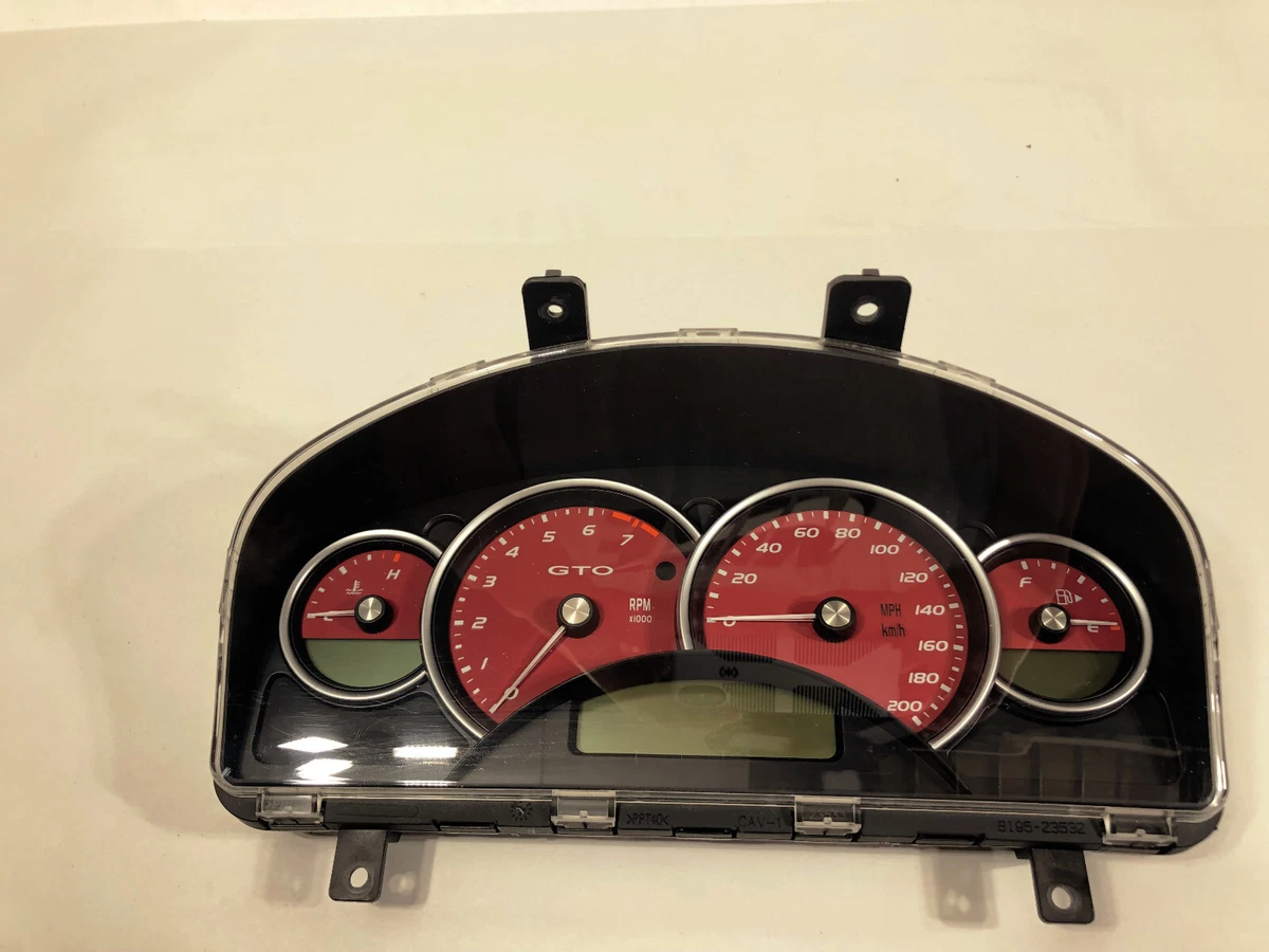2005 Gto Gauges