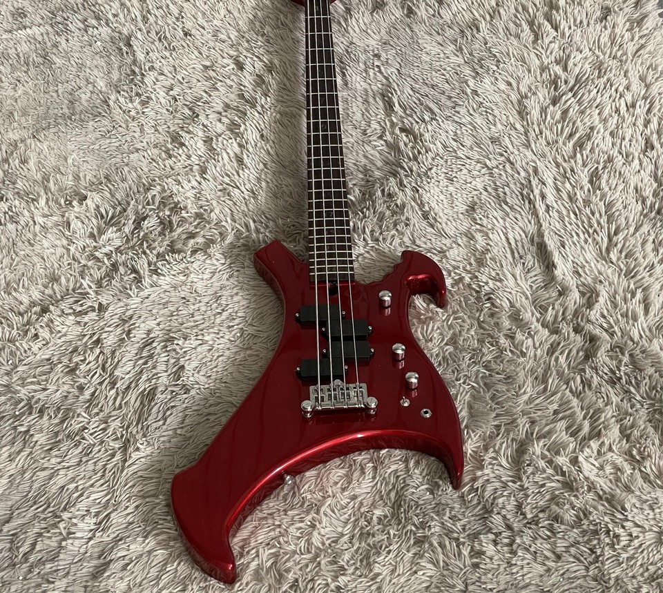 4 Strings Buzzard John Entwistle Electric Bass Guitar Chrome Hardware ...