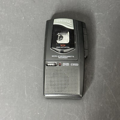 Radio Shack Optimus Micro-40 Model no 14-1168 Micro Cassette Recorder ...