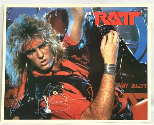 VINTAGE RATT ROBBIN CROSBY 1985 ORIGINAL FAN CLUB 8x10 PHOTO RARE! MINT ...