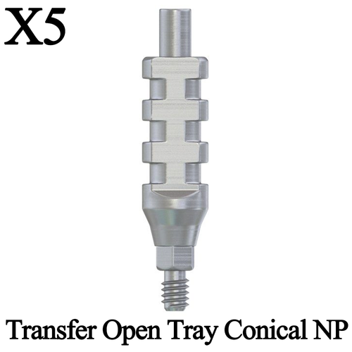 5x Dental Transfer Impression Coping Open Tray Conical Nobel Active RP Fixture | eBay