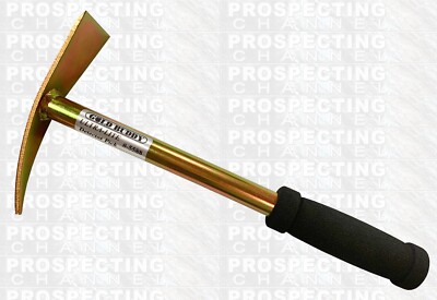 GOLD BUDDY JOBE ULTRA LITE GOLD PROSPECTING DETECTOR PICK PLATED RUST ...