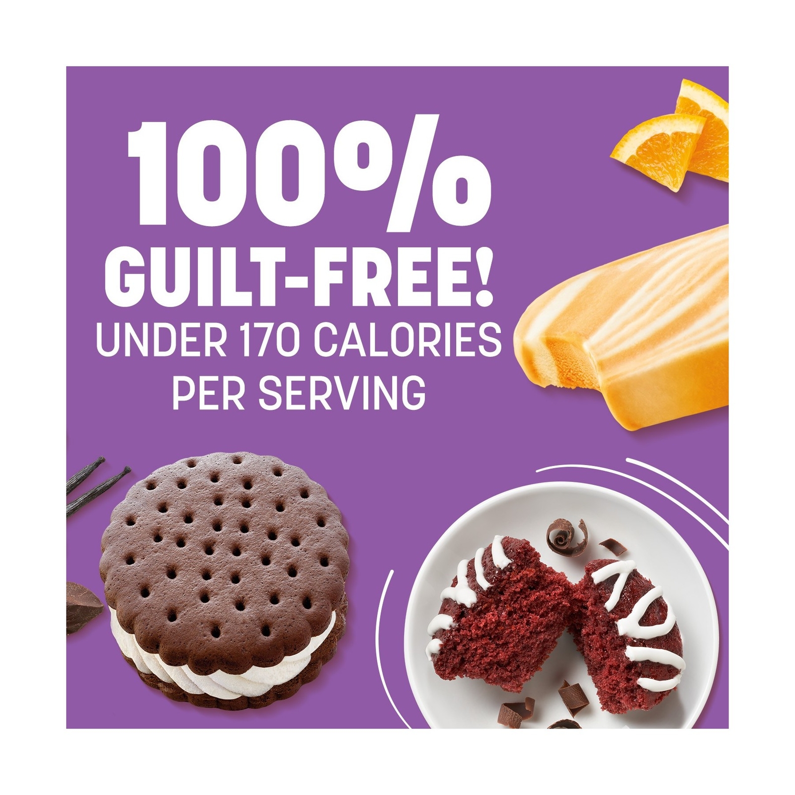 Nutrisystem Frozen Dessert Lovers Variety Pack, 5 g Protein, 20 Count ...