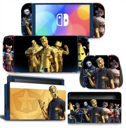 FORTNITE Nintendo Switch OLED Vinyl Skin STICKER Protector for Console ...