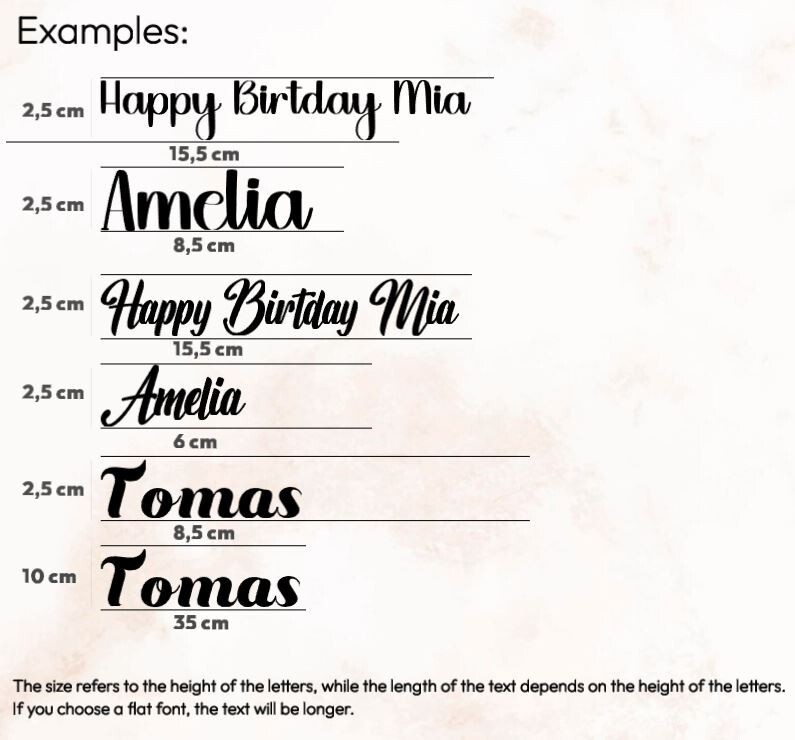 Personalised Name Vinyl Sticker Word Text Cut Fancy Font Sticker ...