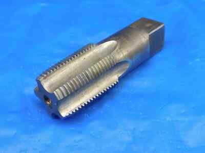 VERMONT 3/4 14 NPT HSS PIPE TAP 5 STRAIGHT FLUTE .75 MADE IN USA TAPER ...