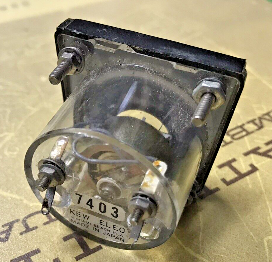 VINTAGE HEATHKIT ANALOG METER PART# 407-99 FOR HW-101, 100 & SB HAM ...